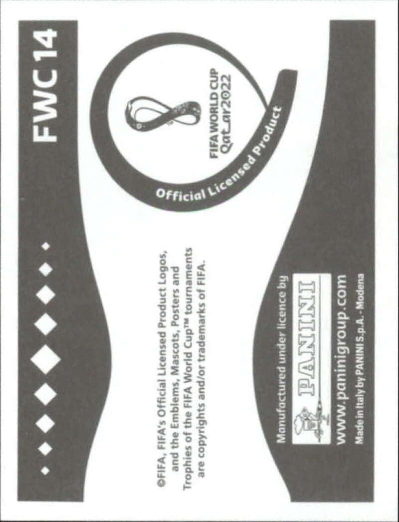 2022 Panini World Cup Qatar Sticker #FWC14 Al Bayt Stadium outdoor Mini ...