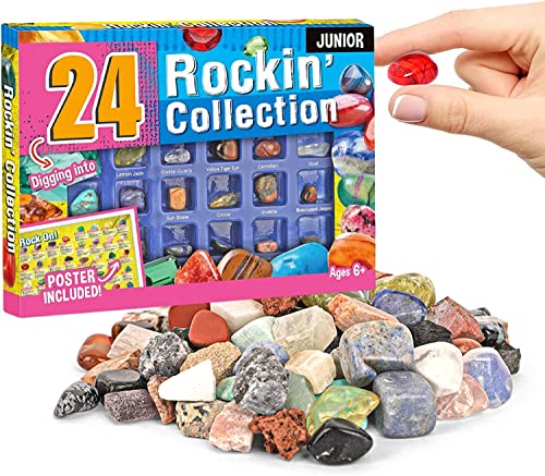 Rock Collection Boxs, Rock and Mineral Education Collection 24 ...