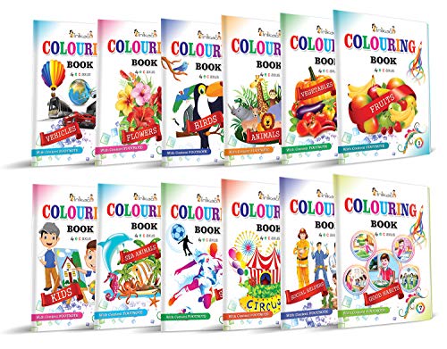 Colouring Books (Pack of 12) - TechGlare Deals