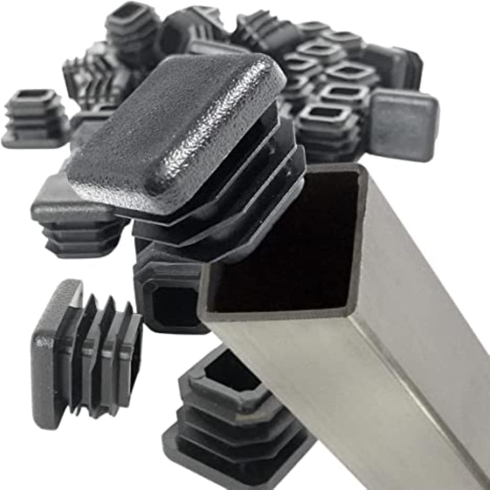 Amazon.com: CAPS N' Plugs/1.00 Inch Heavy Duty Square End Cap/LDPE Plastic/End Caps for Tubing ...