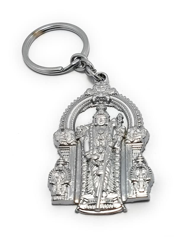 Generic Lord Murugan Kartikeya Subramanya Swamy Silver Metal Keychain ...