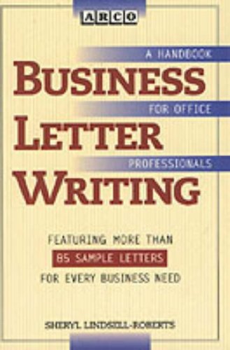 Business Letter Writing: Arco: 9780028600147: Amazon.com: Books