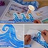 Amazon.com: 66Feet Bulletin Board Borders, Self Adhesive Rolled Border ...