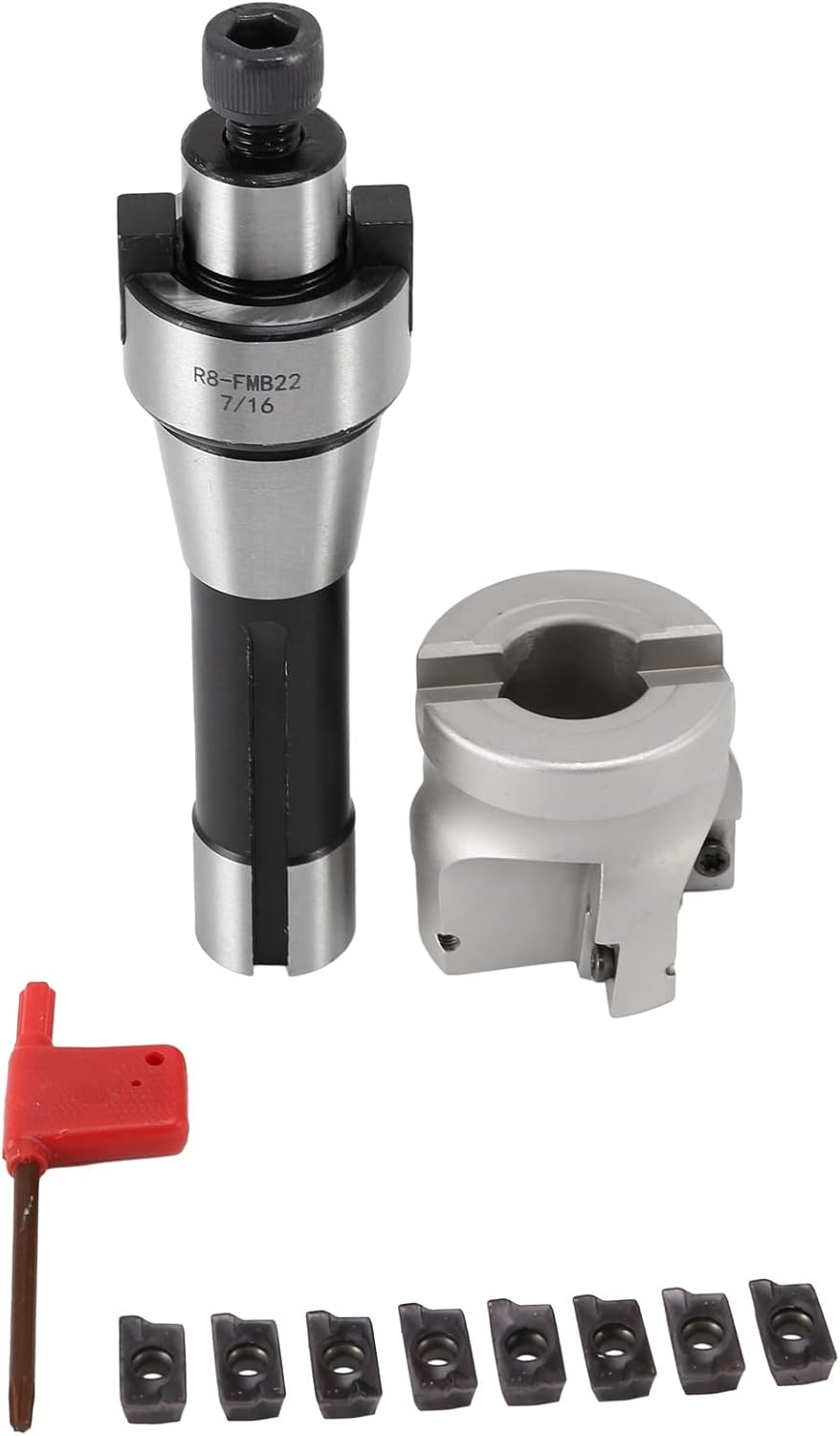 Iycorish 400R 50MM Milling End Cutter Kit + 10Pcs APMT1604 Carbide ...