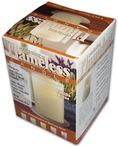 Color Changing Everlasting Flameless Candle with Real Vanilla Scented ...