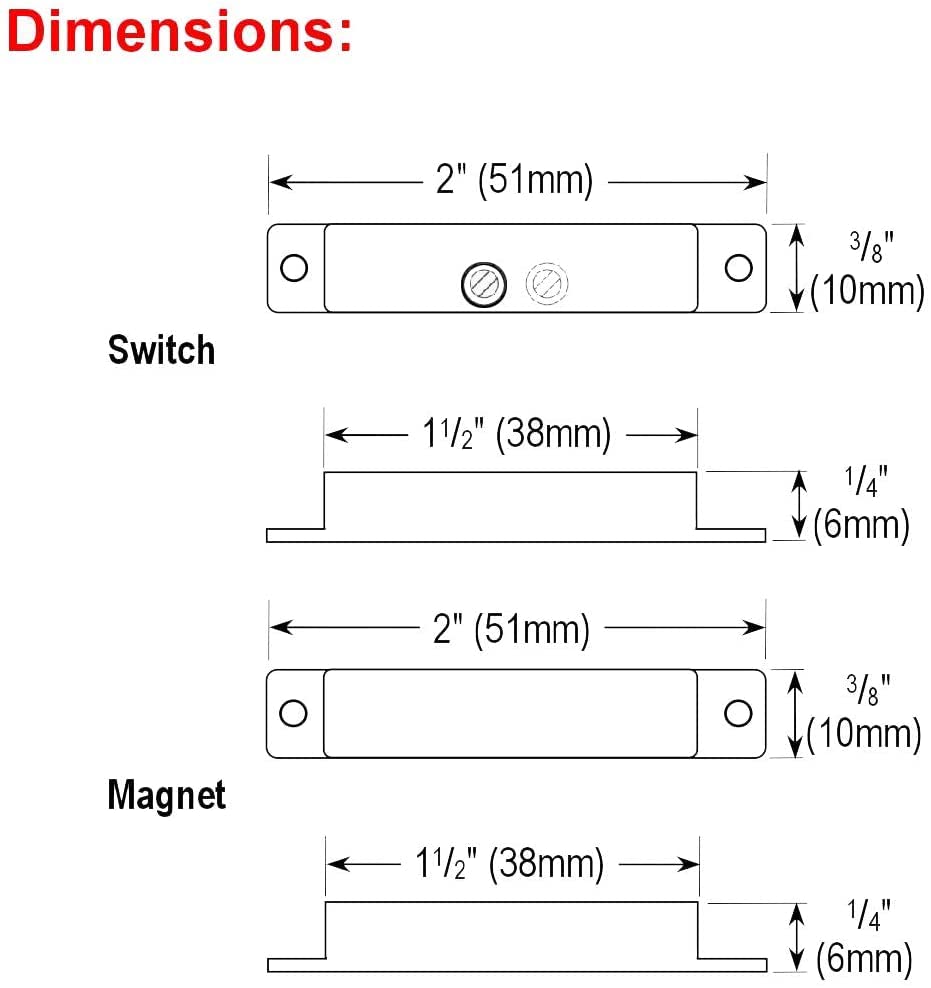 Snapklik.com : Normal Closed Wired Screw-Terminal Surface-Mount ...