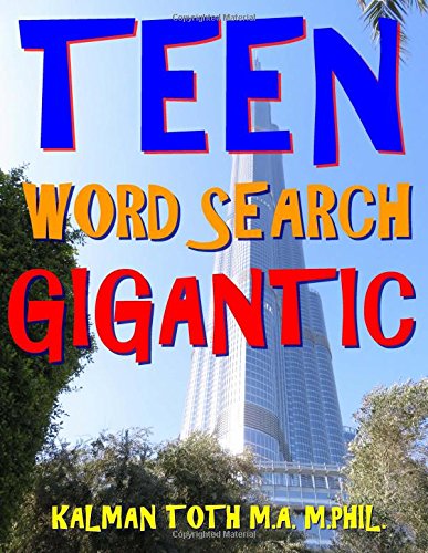 Teen Word Search Gigantic: 111 Extra Large Print Vocabulary Puzzles ...