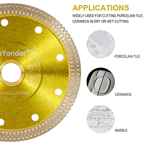 Snapklik.com : GoYonder Super Thin 4.5 Grinder Blades Tile Blade ...