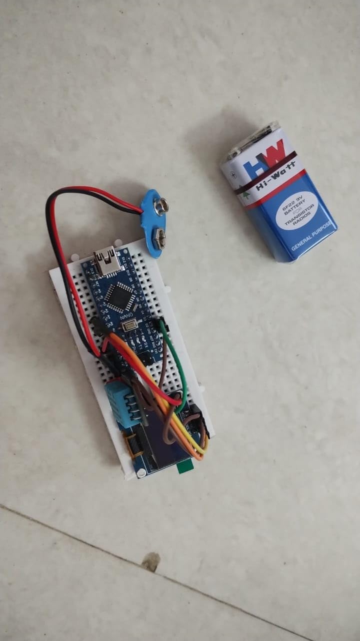 Weather Monitoring station (Humidity and Temperature) Sensor based IOT ...