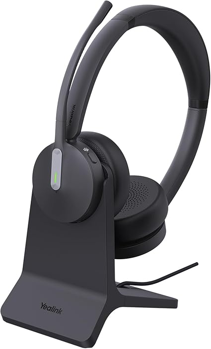 Amazon.com: Yealink BH70 Dual Wireless Headset with Charging Stand ...