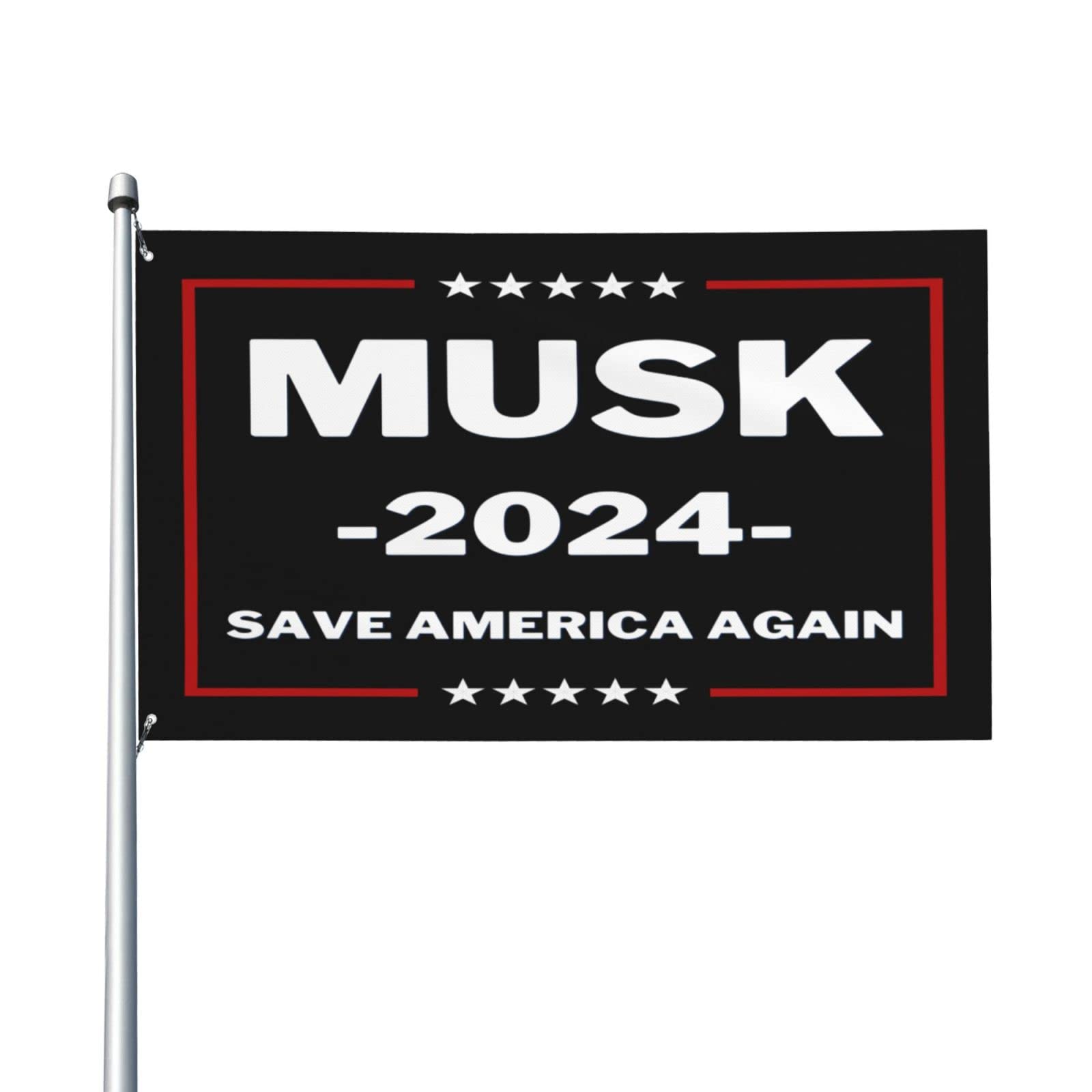 Amazon.com : VAHTU Elon Musk 2024 Flag 3x5 Elon Musk for President ...
