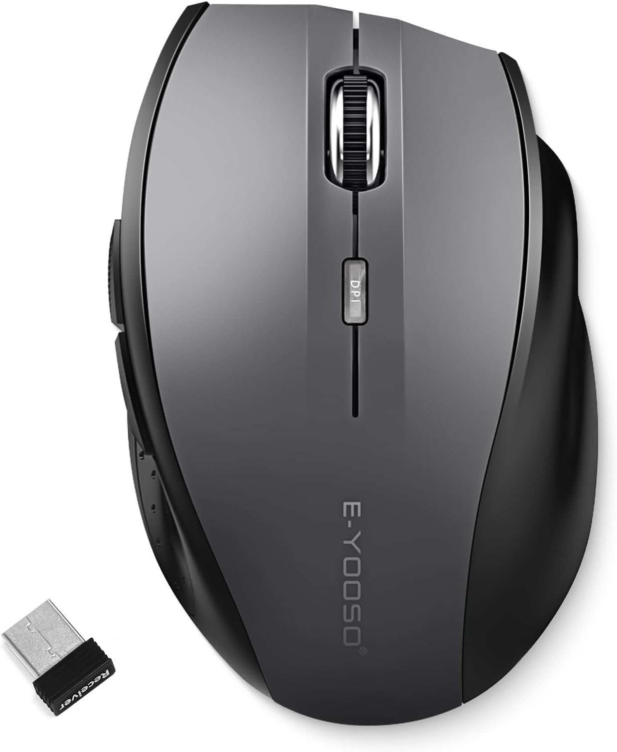 TERPORT F11 Mouse Inalámbrico Ergonómico de 2.4G Computadora, Wireless ...