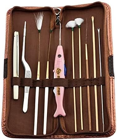 DOUKI Stainless steel ear pick tool 10-piece ear pick ear pick goose ...