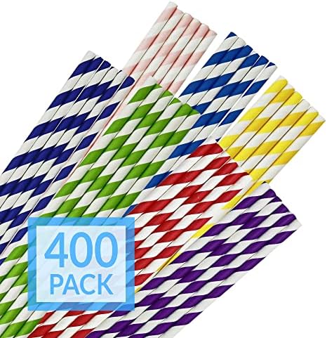 Amazon.com: Reli. 1000 Pack Paper Straws (Kraft Brown) | Paper Straws ...