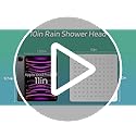 SR SUN RISE 12 Inch Rain Shower Head, High Pressure Rainfall Showerhead ...