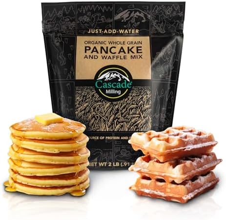 Amazon.com : Cascade Milling Organic Whole Grain Pancake and Waffle Mix ...