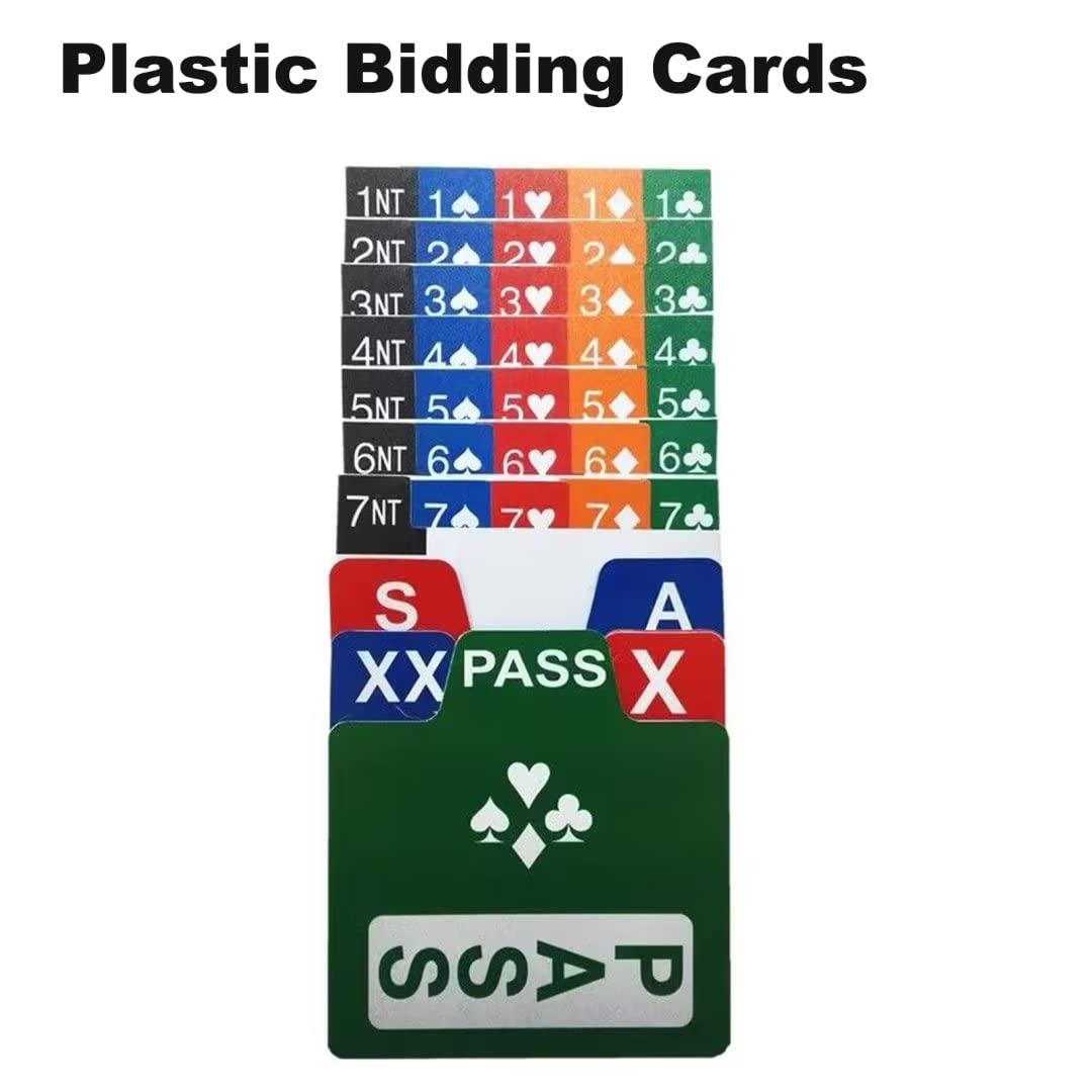 Snapklik.com : Bridge Bidding Boxes Set Of 4,Premium Bridge Kit Bid ...