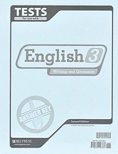 English 3 Tests Answer Key 2nd Edition : 189761: Amazon.in: Books