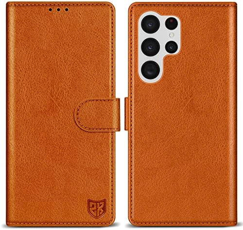 Amazon.com: ZZXX for Samsung Galaxy S22 Ultra Wallet Case with [RFID Blocking] Card Slot ...