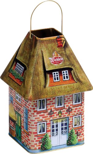 Amazon.com : Wicklein Santa Claus Lantern Tin with 3 Sorts of Lebkuchen ...