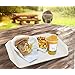 Amazon.com | Eagrye 6-Pack Fast Food Serving Trays, Rectangle Plastic ...