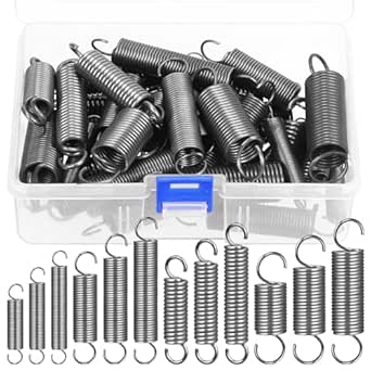 Hilitchi 36Pcs Extension Spring Assortment Kit 12 Sizes Extension ...