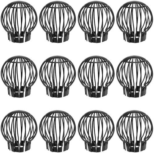 YUENPUN 12 PCS Downpipe Leaf Guard, Plastic Gutter Ball Guards,Drain ...