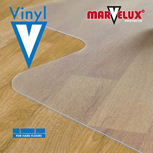Snapklik.com : Marvelux Vinyl (PVC) Office Chair Mat For Hardwood ...