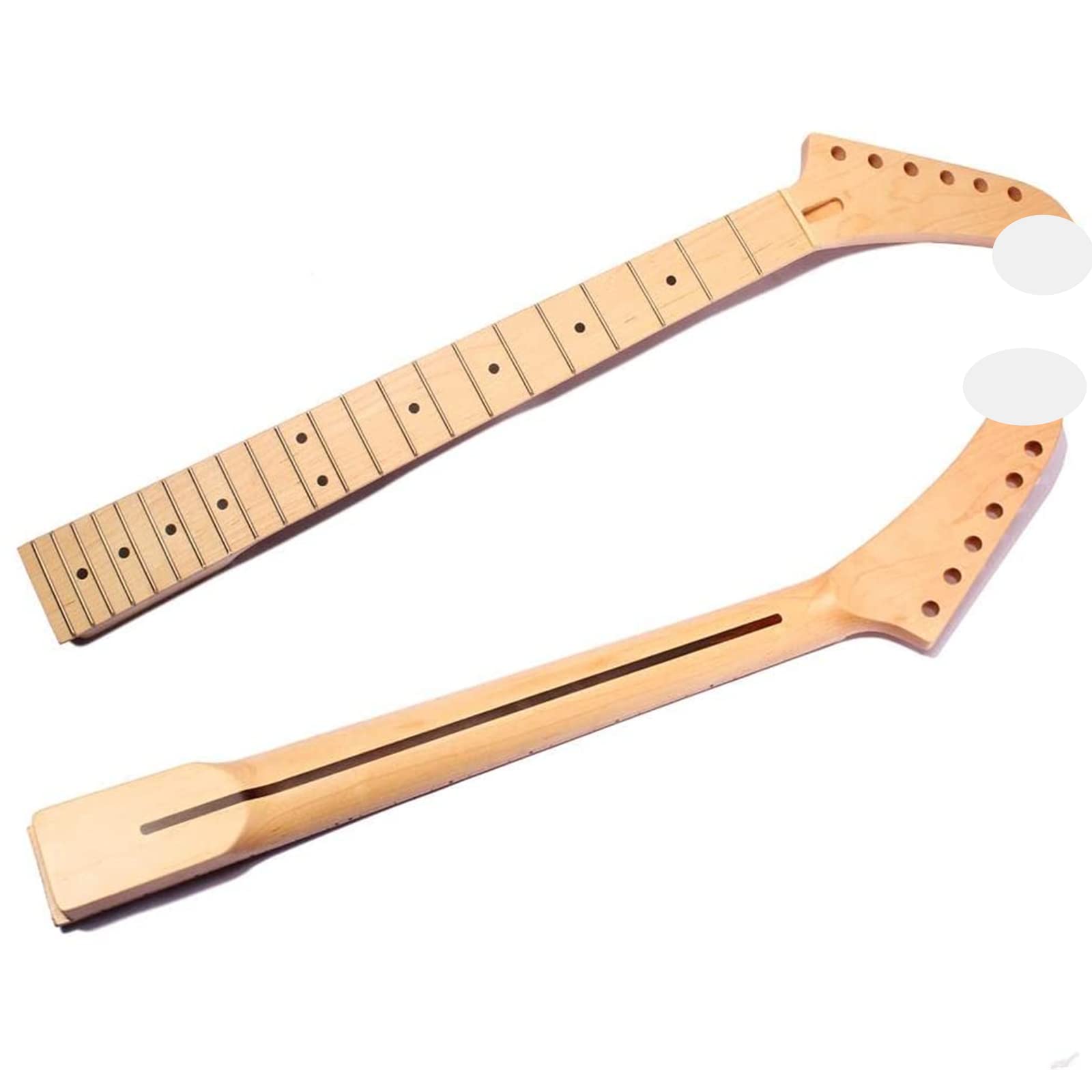 Guitar Neck Replacement Tele Guitar Neck 22 Frets Canadian Maple - 25.5 ...