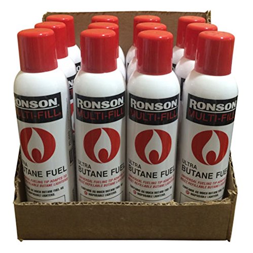 12 Cans Ronson Multi-Fill Ultra Butane Fuel 5.82 Oz 165 G These are The ...