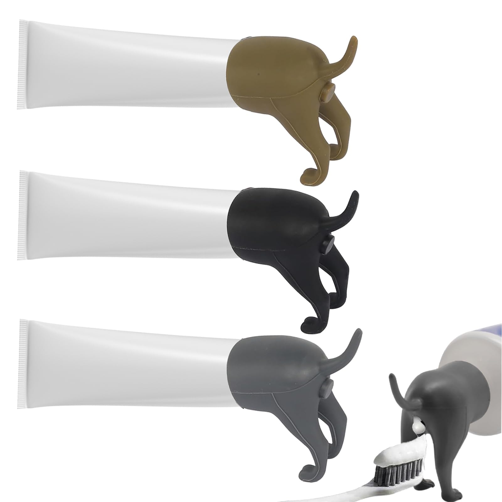3Pcs Pooping Dog Toothpaste Topper, Pooping Toothpaste Topper, Dog Butt ...
