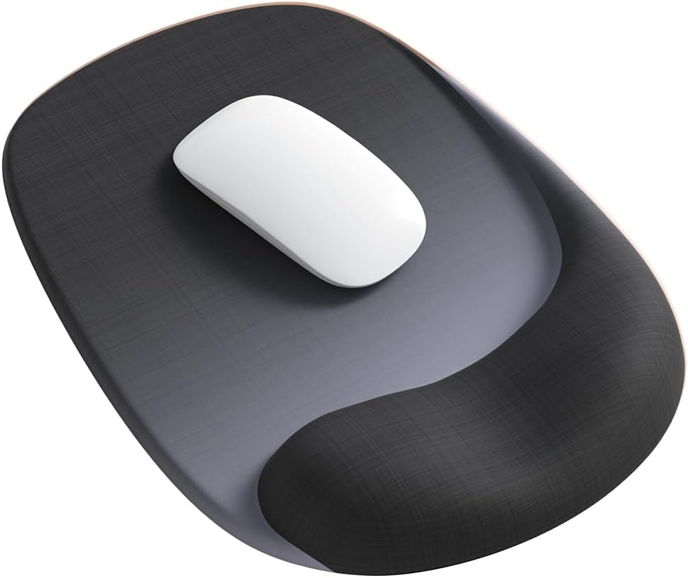 Amazon.com: ErgoEase Ergonomic Mouse Pad with Gel Wrist Support ...