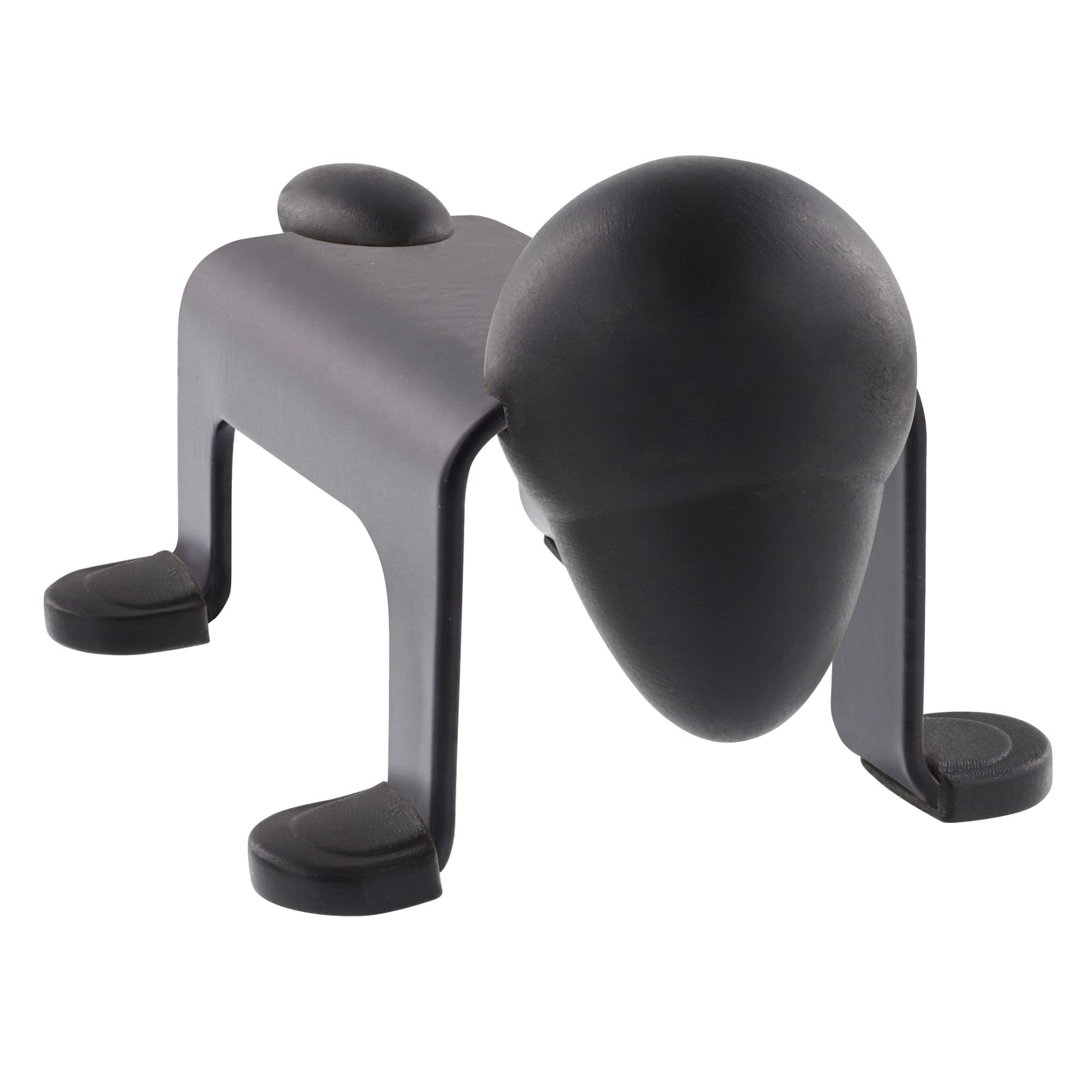 Wagner 15520801 Floor Door Stop Dog Door Stop – 105 x 70 x 60 mm, Black ...
