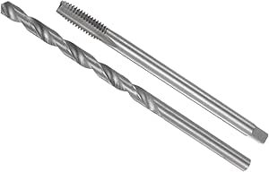 CoCud Tap and Drill Bit Set, 3/8-16 UNC Tap Thread 8mm Drill Diameter ...