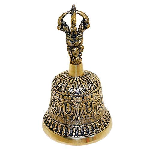 RUGDOLL Hand Made Metal Brass Bell for Self Healing Meditation Prayer ...