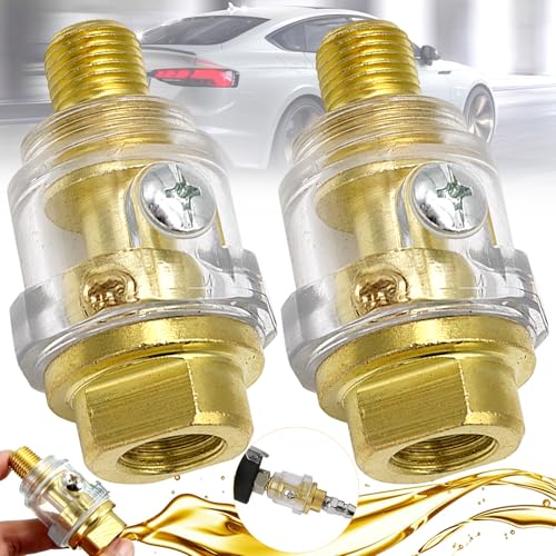 PhoenixDN Pack of 2 Compressed Air Fog Oiler 1/4 Inch BSP Fog Oiler ...