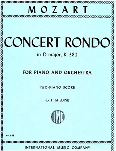 Mozart: Concert Rondo in D Major, K. 382 for Piano and Orchestra Two ...