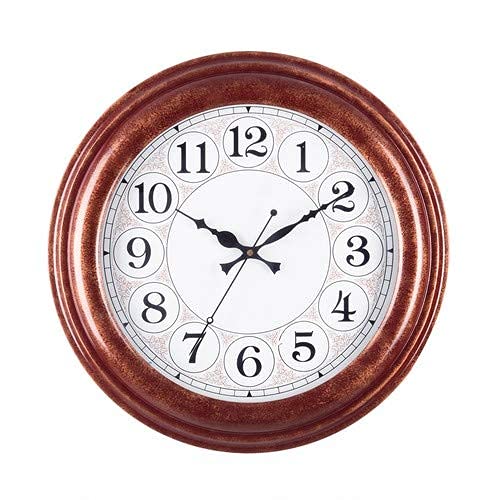 Buy HERITAGE INDIA Classic Round Analog Wooden Wall Clock with English ...