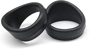 Amazon.com : Microscope Kit One Pair Rubber Eyepiece Eye Cups Caps Eye ...