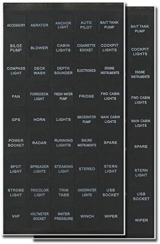 Amazon.com: BUNKER INDUST Set of 2 Decal Sticker Label Sheet for ...