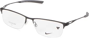 NIKE Eyeglasses 8213 001 Satin Black/Dark Grey at Amazon Men’s Clothing ...