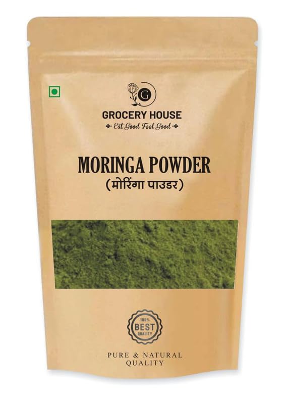 GROCERY HOUSE Moringa Sahjan/Drumstick Leaves Powder (100 Grams ...