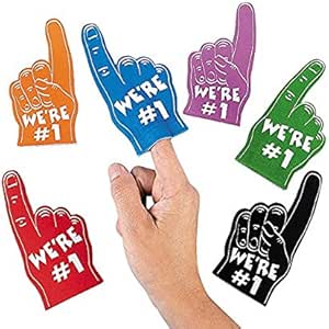 Amazon.com: Fun Express Mini dedos de espuma (paquete de 24) : Juguetes ...