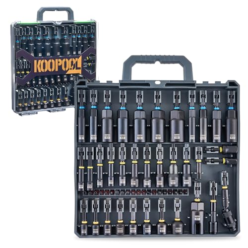 Amazon: Nut Driver Set, 55PCS Impact Driver Bit Set, Deep Magnetic Nut ...