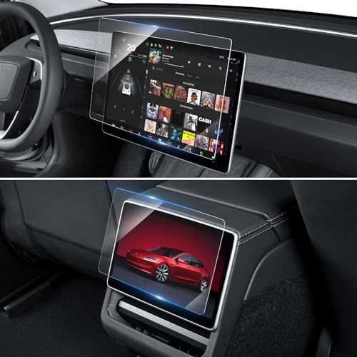 Amazon.com: [2 Pack] EpicGadget Glass Screen Protector For Tesla Model ...