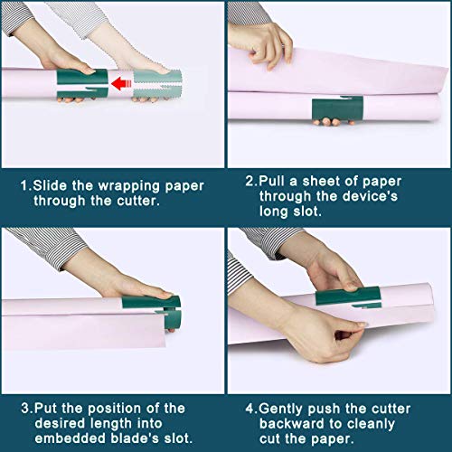 Inpakpapier Cutter Glijdende snijder Roll Wrap Paper Trimmer DIY ...