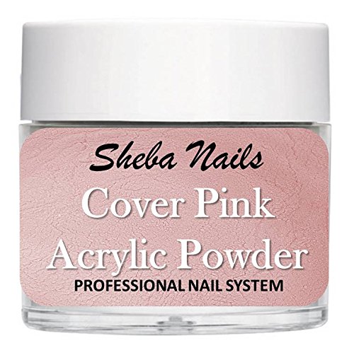 Amazon.com: SHEBA NAILS Cover Concealer Acrylic Powder - Cover Pink 1oz ...