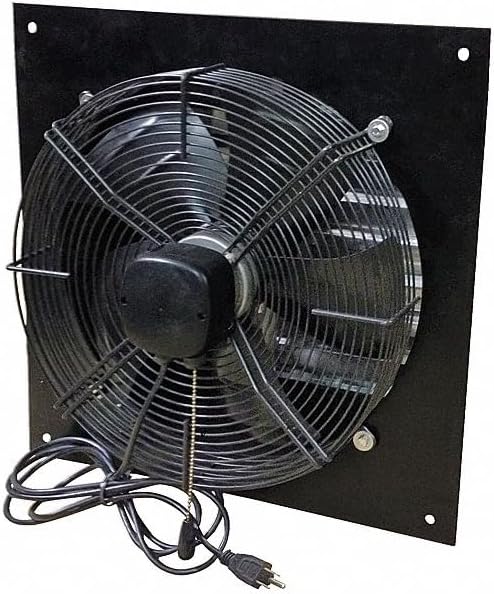 Amazon.com: Shutter Mount Exhaust Fan: 24 in Blade, 2 Speed, 1/2 hp ...