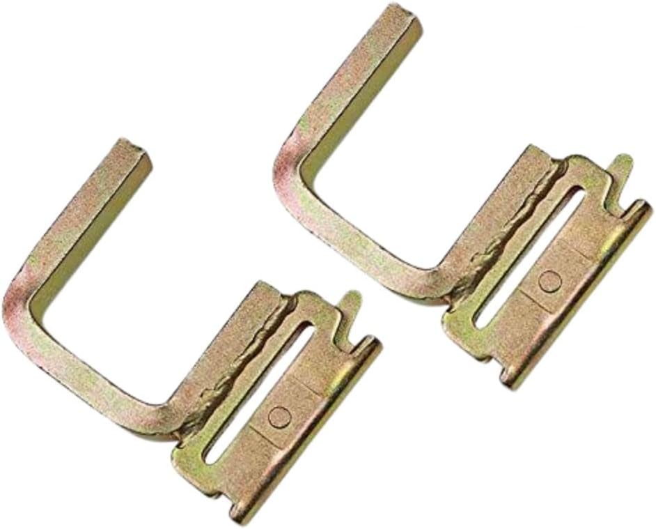 Amazon.com: DC Cargo Mall 2 E-Track Hooks, Heavy-Duty - 2 Inch Square J ...