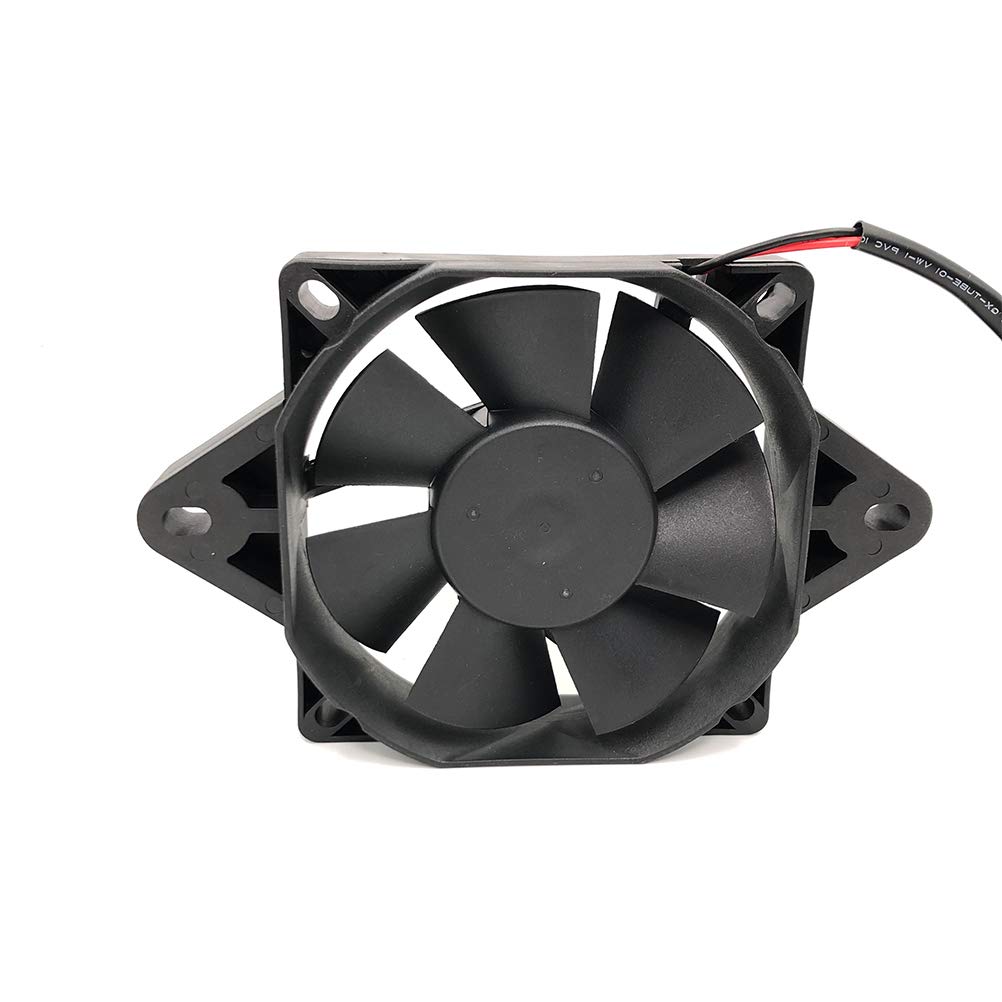 Buy OTOM 12V DC Square Radiator Cooling Fan for Motorcycles 4 Stroke ...